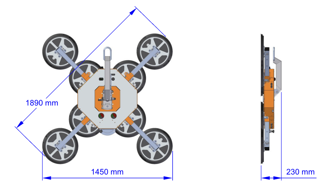OKTOPUS® GL-RN 400/600/800 | Glass Vacuum Lifters | Lincer
